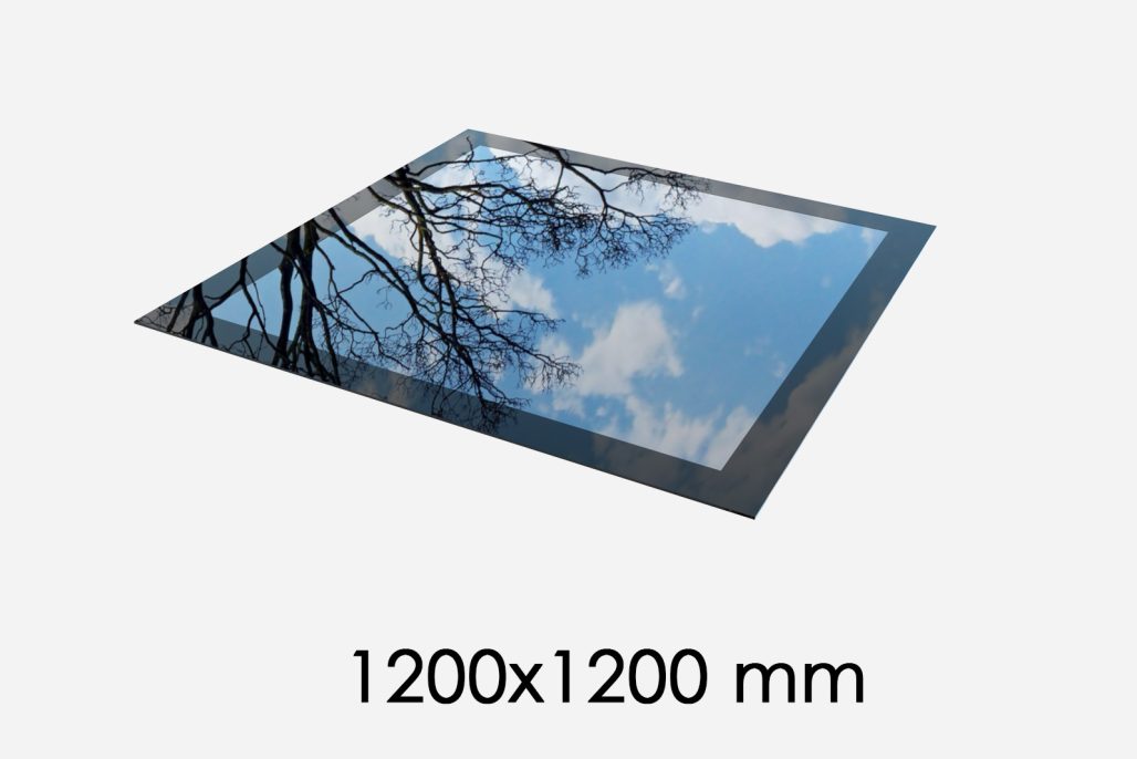 Flat Roof Window 1200x1200 mm, in stock - Skylights1.co.uk