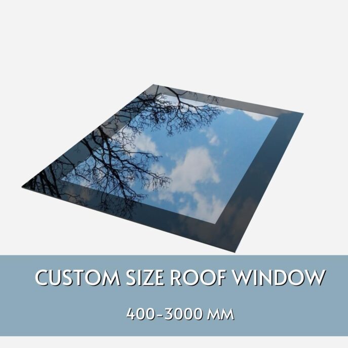 Custom Size Frameless Walk On Skylight - Skylights1.co.uk