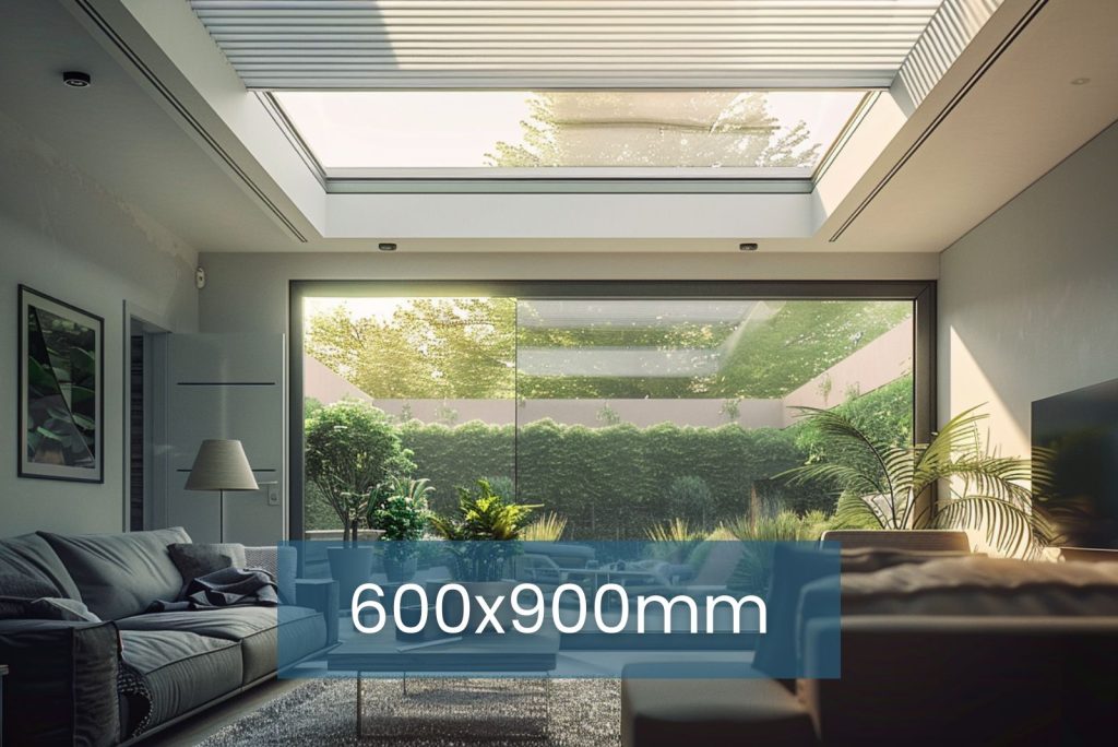Skylight Blinds for Flat Roof Window 600x900mm - Skylights1.co.uk