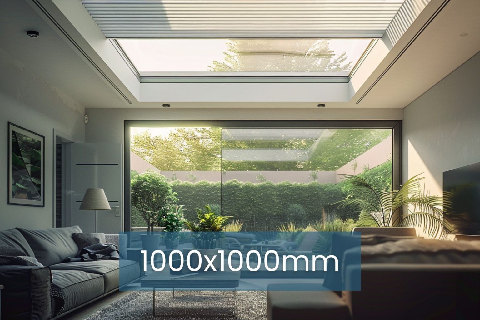 Skylight Blinds for Pitched Roof Window 1000x1000mm - Skylights1.co.uk