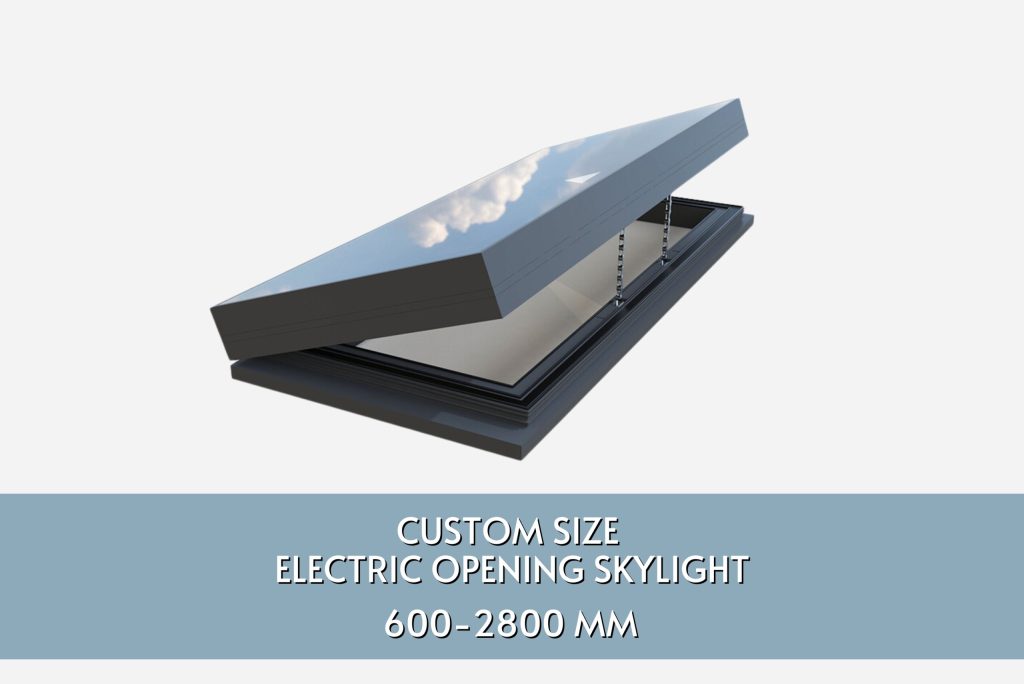 Custom Size Electric Opening Skylight | Skylights1
