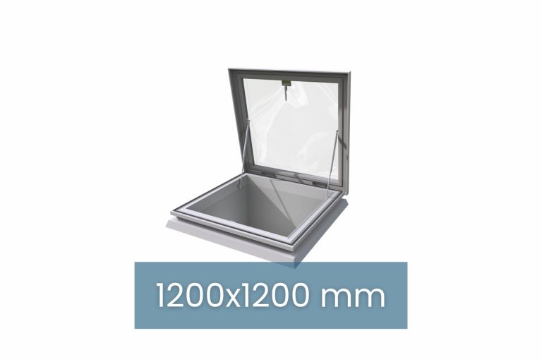 Polycarbonate Dome Rooflight Access Hatch 1200 x 1200 mm - Skylights1.co.uk