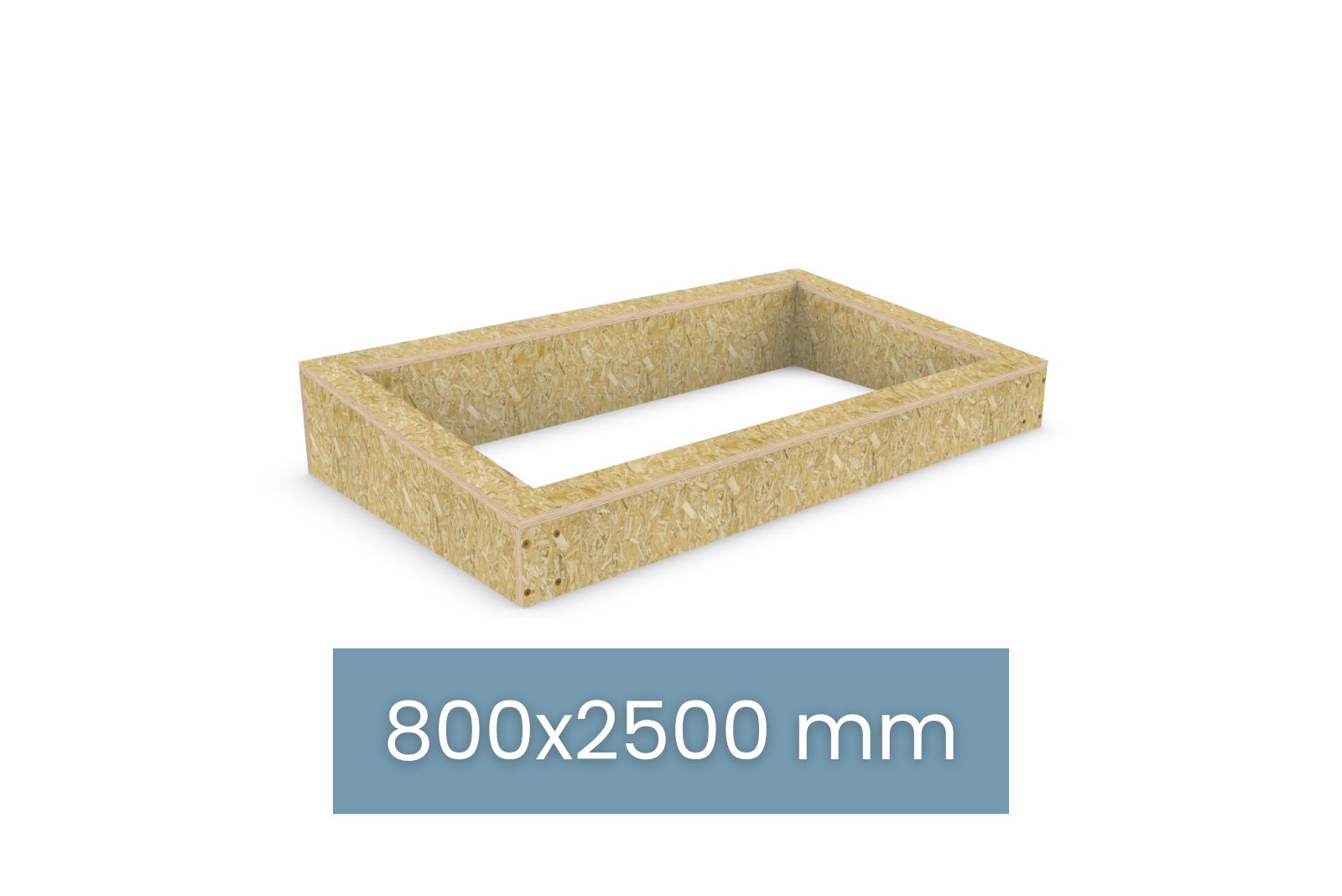 OSB Insulated Upstand 800 x 2500 mm (for Flat Roof) - Skylights1.co.uk