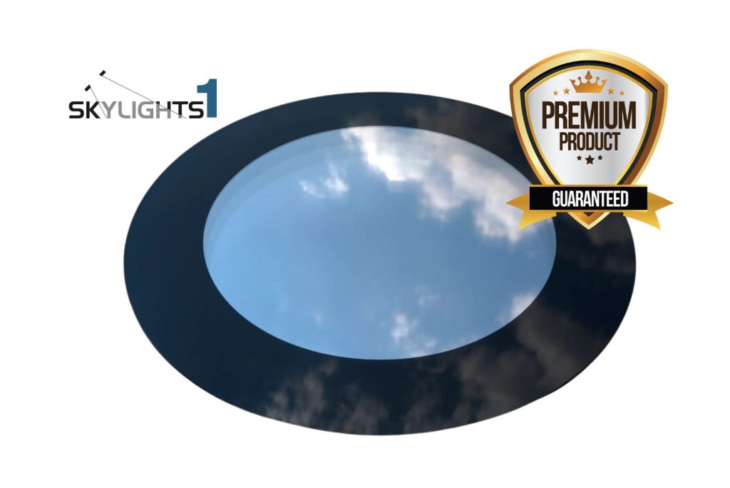 Frameless Circular Skylight 1000 mm Diameter - Skylights1.co.uk