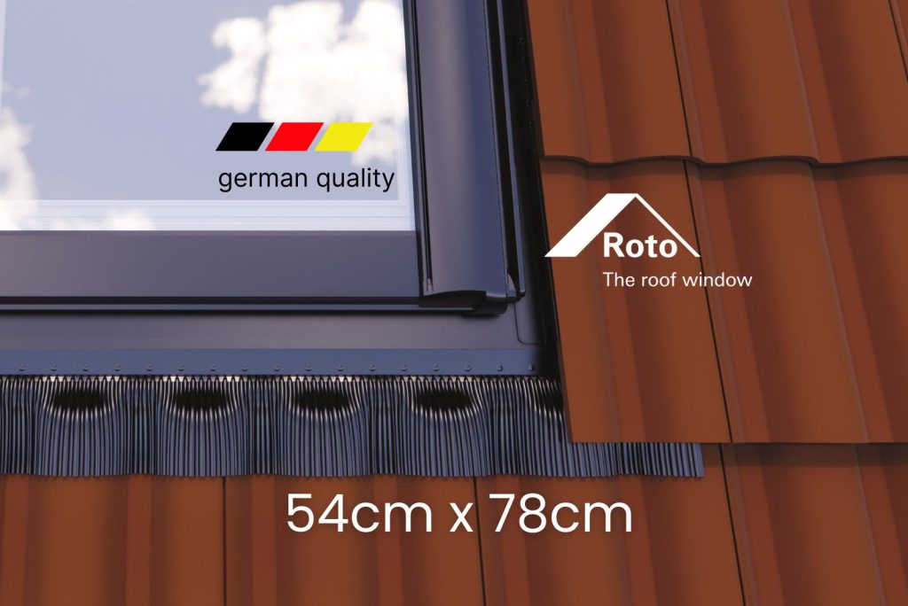 EDH Flashing for insulated ROTO Pitched Roof Window 54 x 78 cm ...