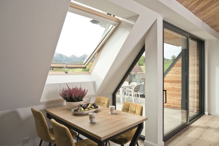 Roto Pitched Roof Window Center-Pivot 74 x 140 cm PVC