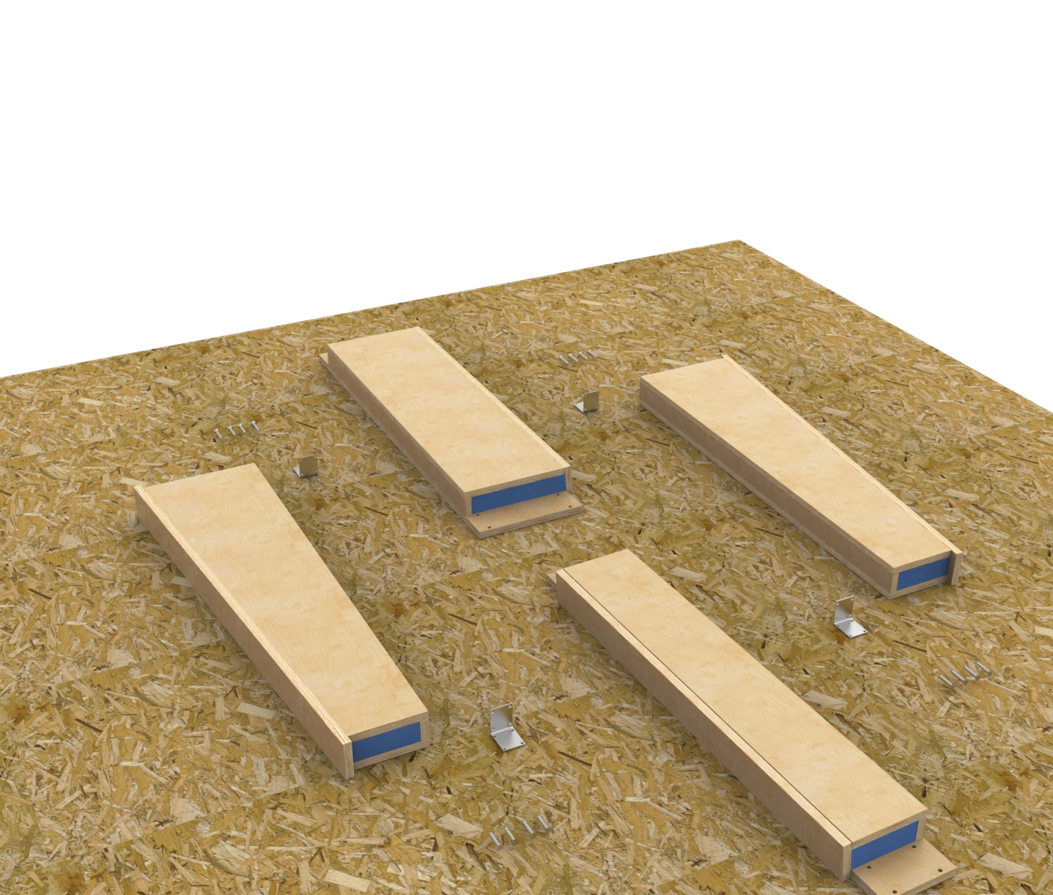 OSB Insulated Upstand 600 x 1800 mm (for Flat Roof) - Skylights1.co.uk