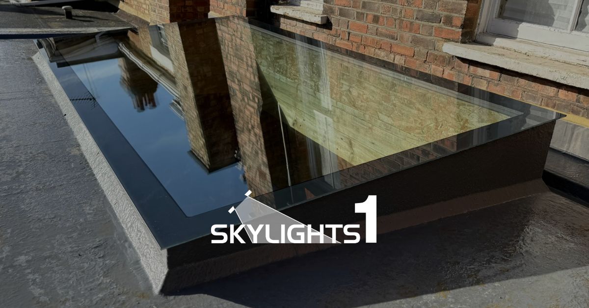 2 Custom skylights, triple glazed, frameless, fixed - Skylights1.co.uk